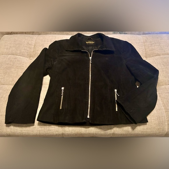 Giorgio Sant Angelo | Jackets & Coats | Vintage Black Corduroy Jacket ...